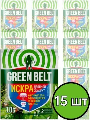Искра инсектицид от различных видов насекомых, ТАБ Двойной эффект 10 гр, 15 шт