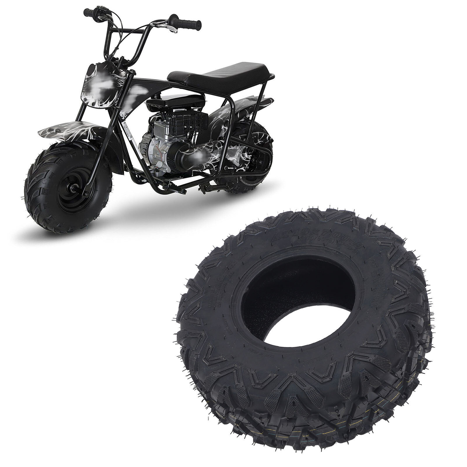 19x7-8 шина 6-слойная резиновая покрышка для квадроцикла 19x7x8 19x7.00-8 сменные шины для мини-байков BT200X CT200U CT200U-EX
