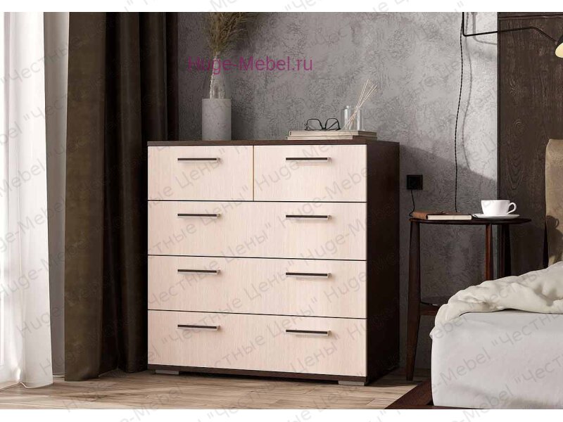 Комод "К-5 венге" Huge Mebel . Ширина 800 Высота 830. Комоды