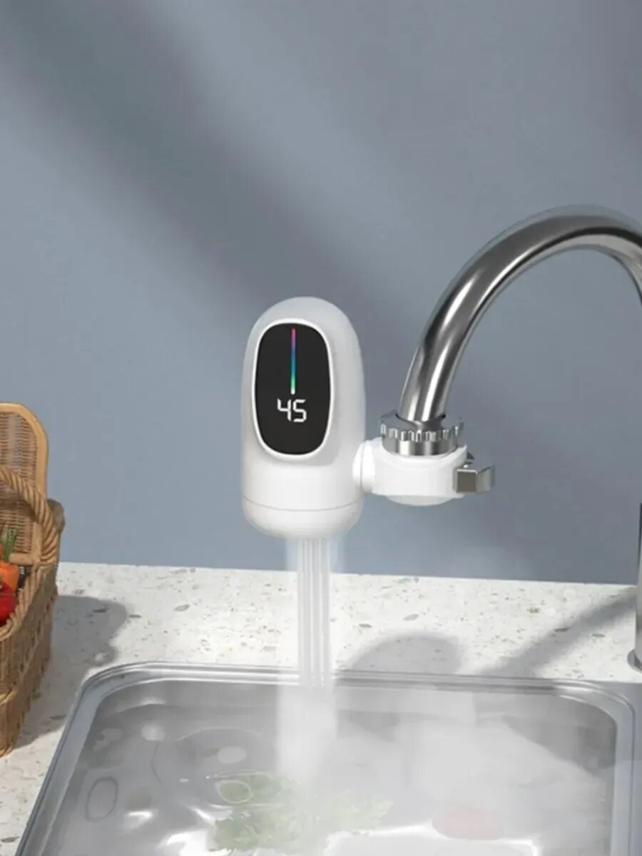 Водонагреватель проточный с дисплеем