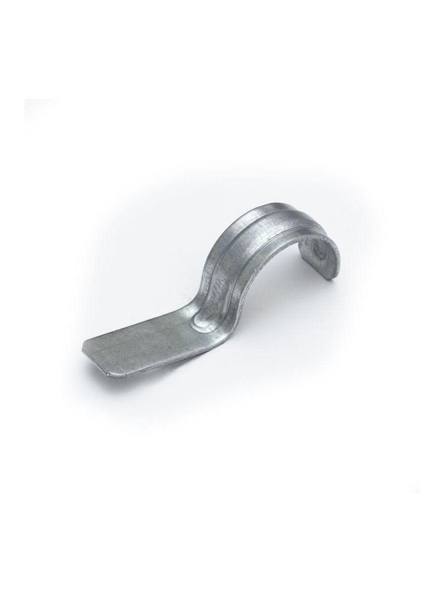 Скоба крепежная однолапковая СМО d25-26мм для монтажн. пистолета без отверст. метал. (уп.100шт) Промрукав PR08.2756