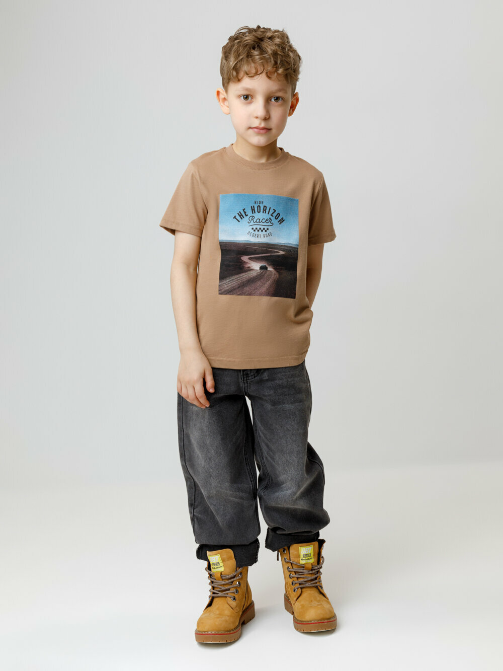 Футболка КР 302840/коричневый 1038 к584