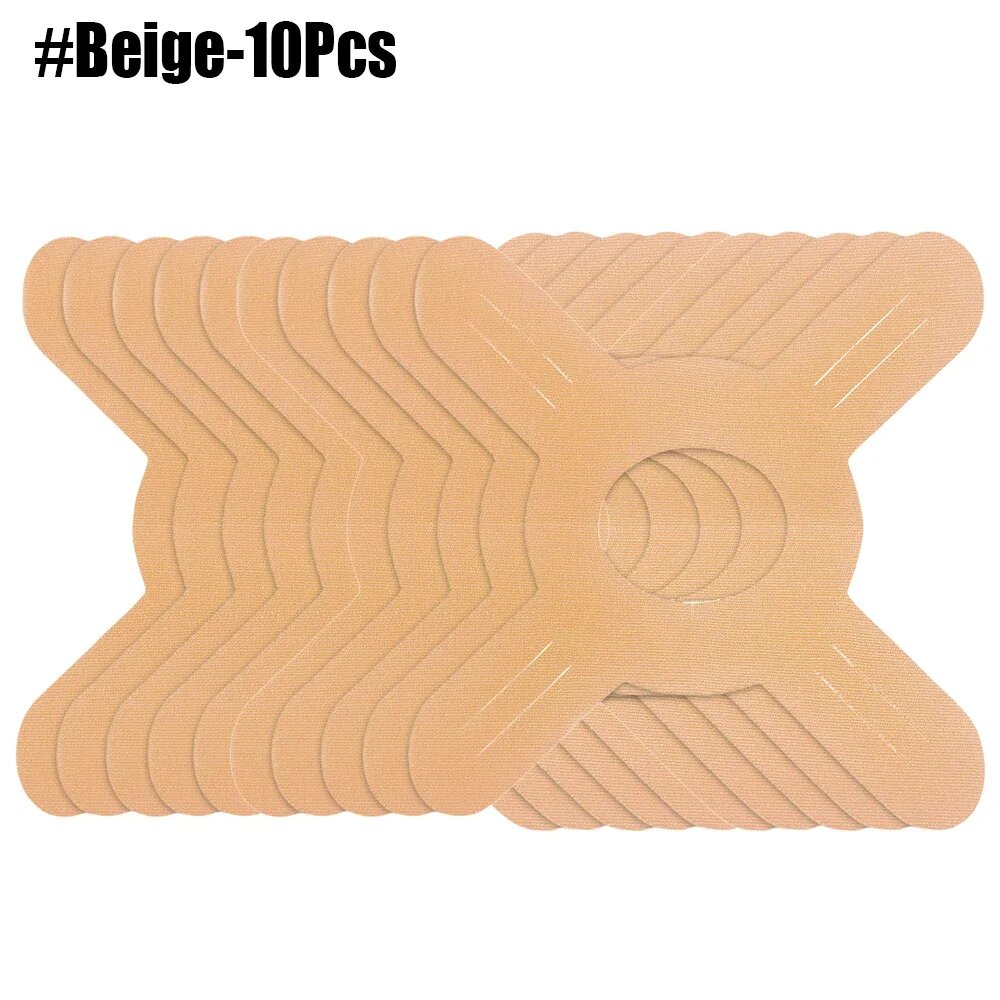 Предварительно Нарезанная Кинезиологическая Лента (5/10/15/20 Штук В Упаковке) – Эластичная, Водостойкая, Дышащая