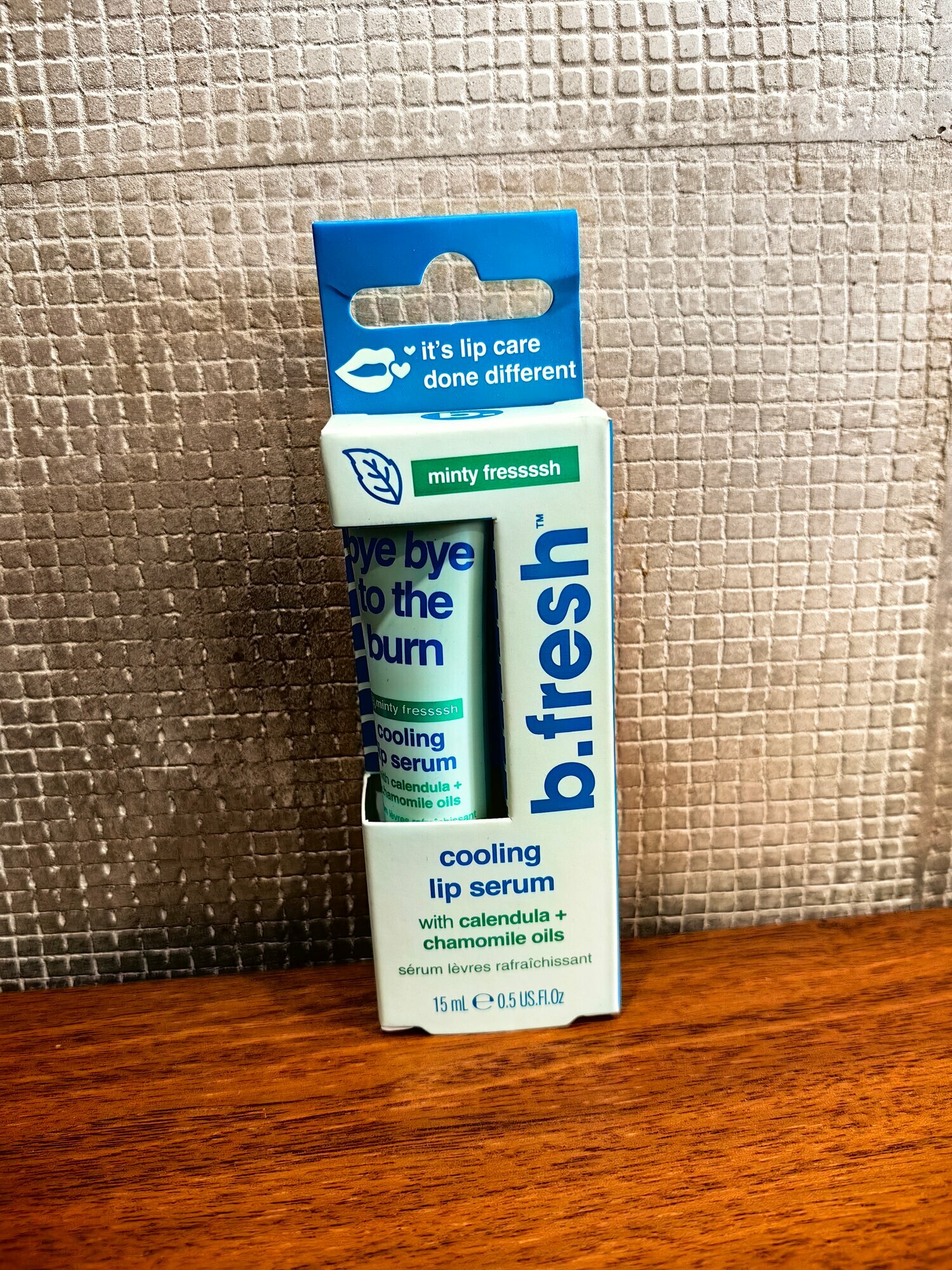 Охлаждающая сыворотка для губ "bye bye to the burn" ментол фреш, 15 мл