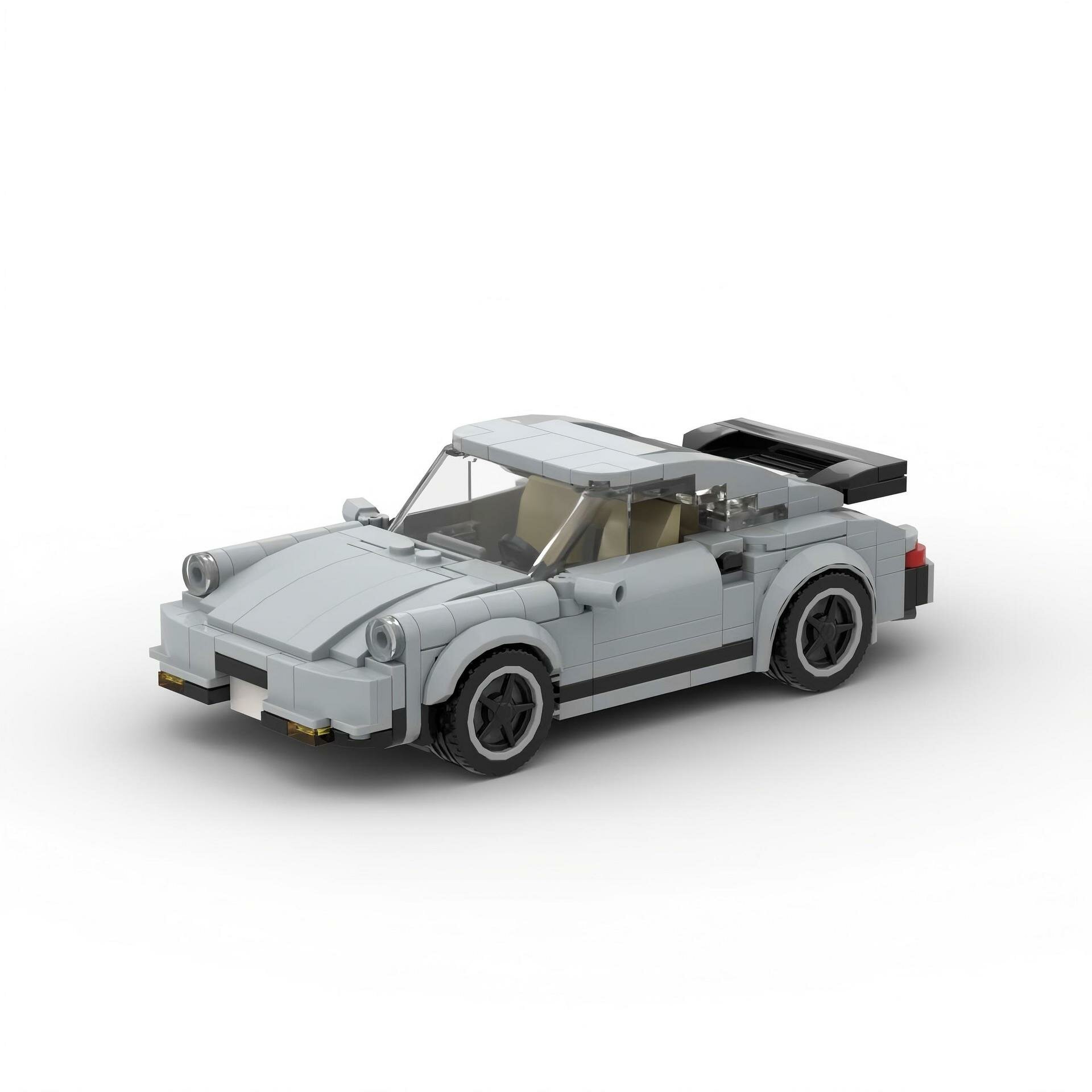 Детский автомобиль MOC-Porsche 911, собранный своими руками