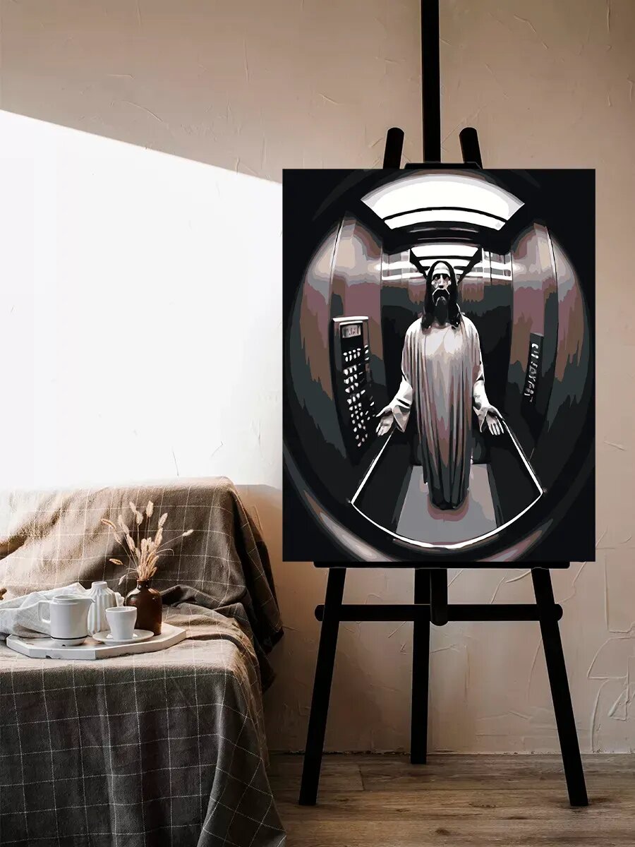 Картина по номерам Иисус Христа Тусовные Религия