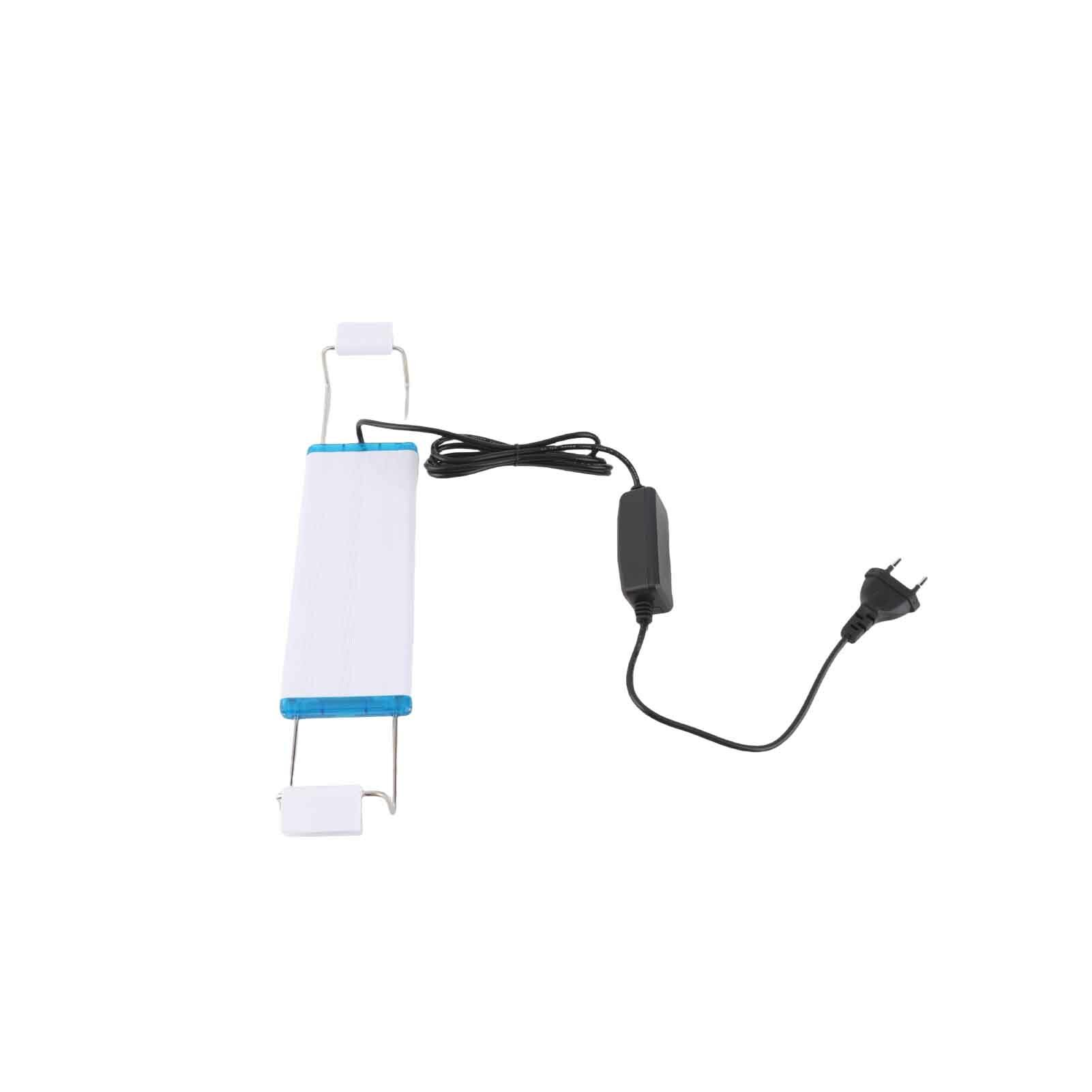 Ультратонкий светодиодный светильник для аквариума мощностью 8 Вт для аквариума размером от 7 до 12 дюймов, регулируемый светильник для аквариума с тремя цветовыми режимами и выдвижным кронштейном