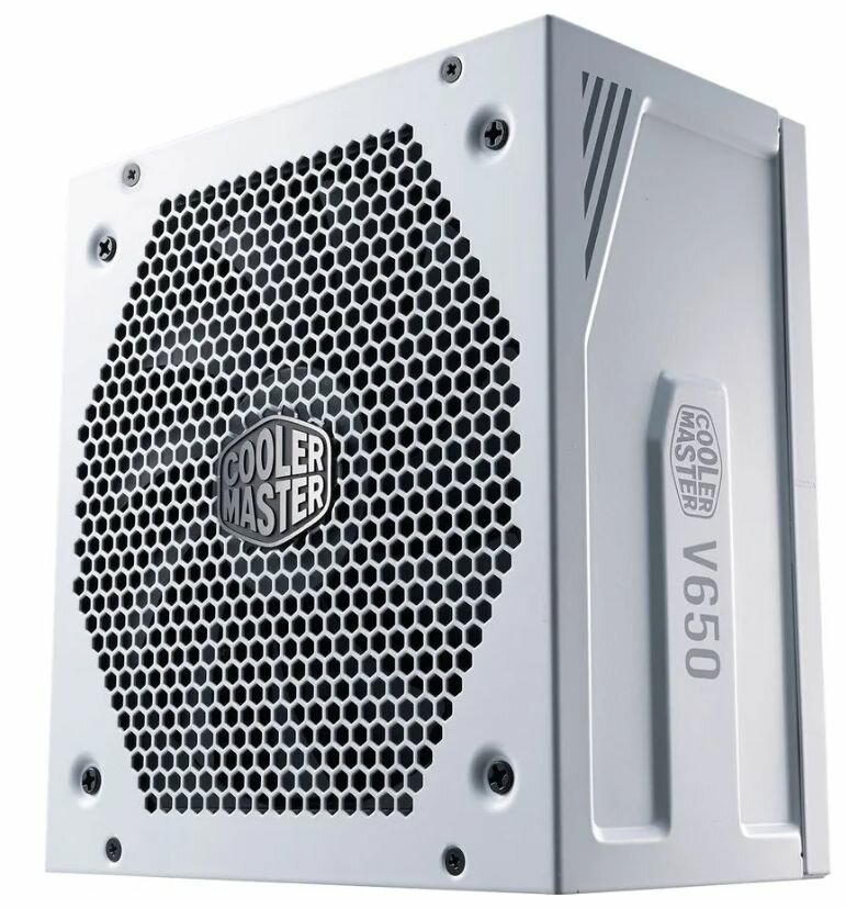 Блок питания Cooler Master V Gold V2 White Case (MPY-650V-AGBAG-EU) белый - 650 Вт, 80+ Gold, ATX 24-пин, 8 pin + 8 pin CPU, 8 SATA, 4 x 6+2 pin PCI-E