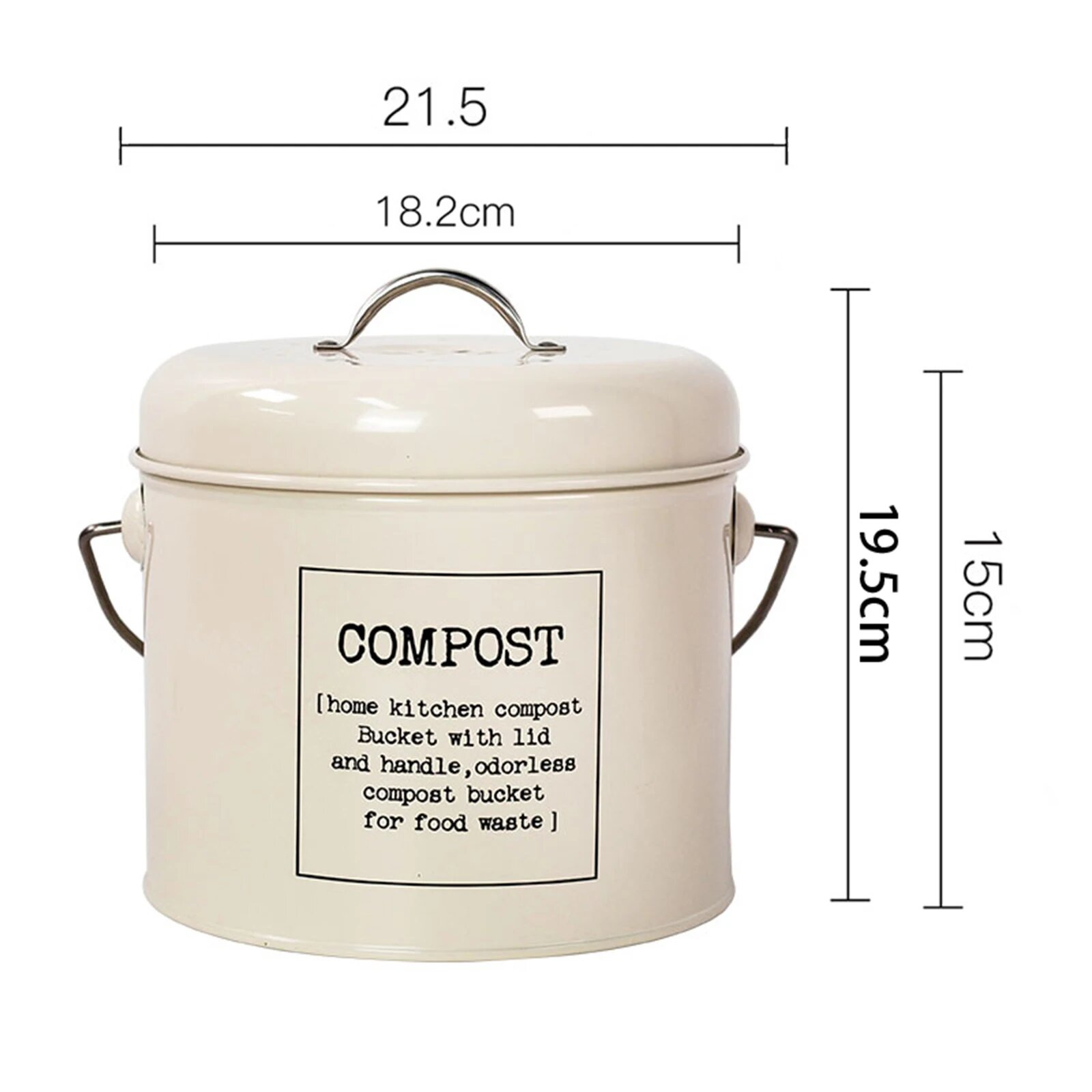 1л кухонный контейнер для компоста, столешница с крышкой, ведро для компоста, угольный фильтр, ведро для компоста, пищевые отходы для пищевых отходов, контейнер для сбора еды YELLOW