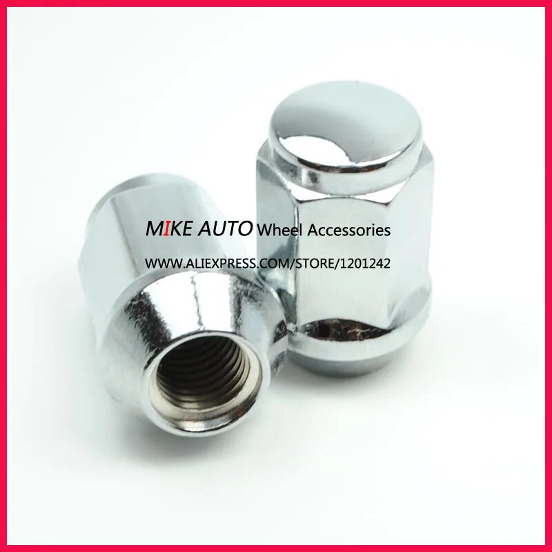 4 шт. 1/2 дюйма-20 Hex19 3/4 дюйма стальные гайки для колес/обода RV Jeep Ford KUGA Mustang Explorer