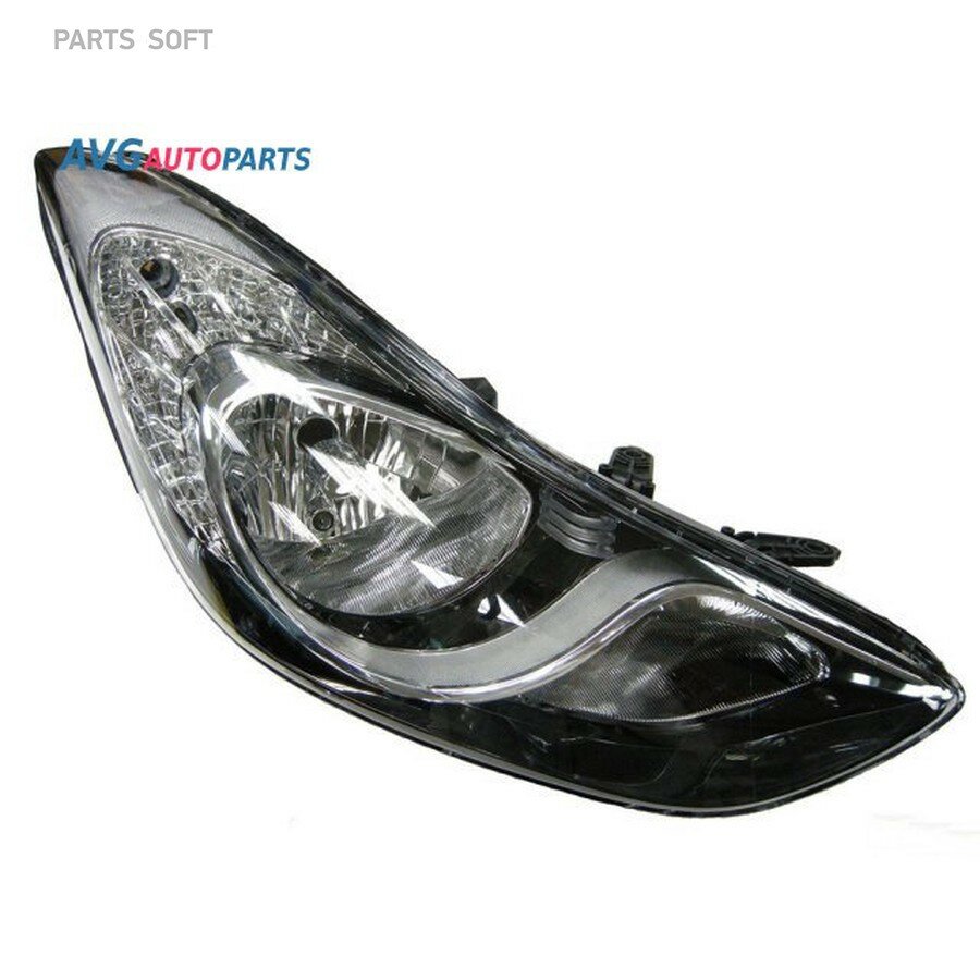 Фара электрорегулировка 11-13 левая AVG от официального дистрибьютора, AVG, артикул 31660129