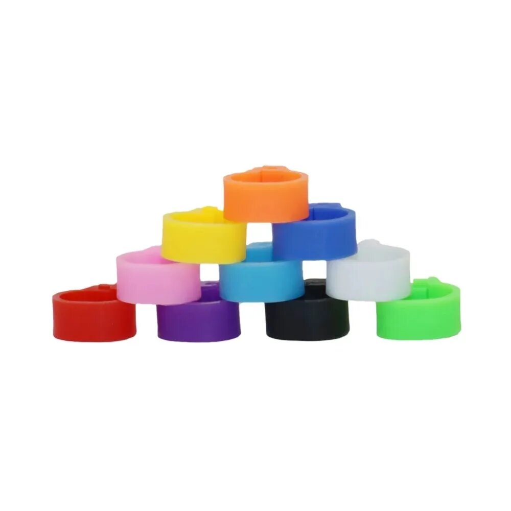 Идентификационные кольца для голубей Adhere To Fly 8 мм 1000 Pcs, 10 colors x 100 pcs