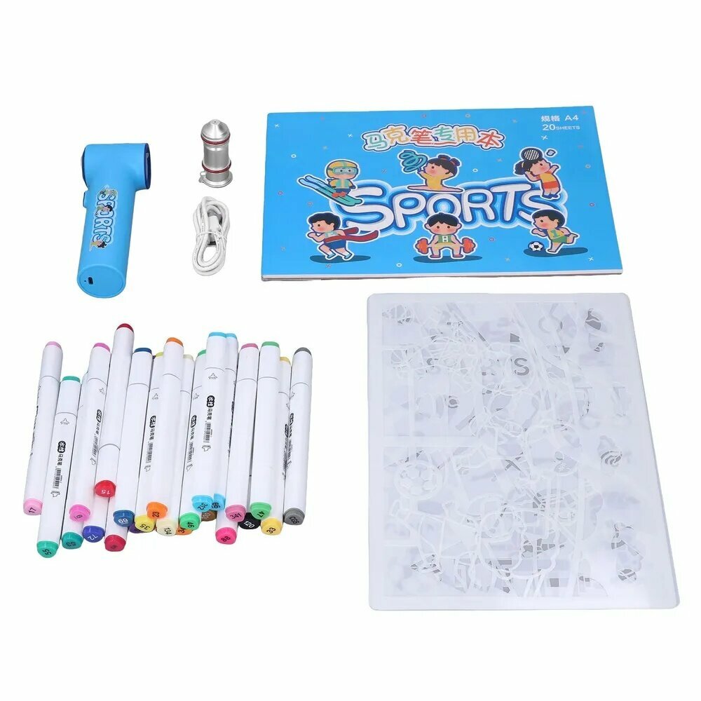 Беспроводной аэрограф USB перезаряжаемый набор для рисования