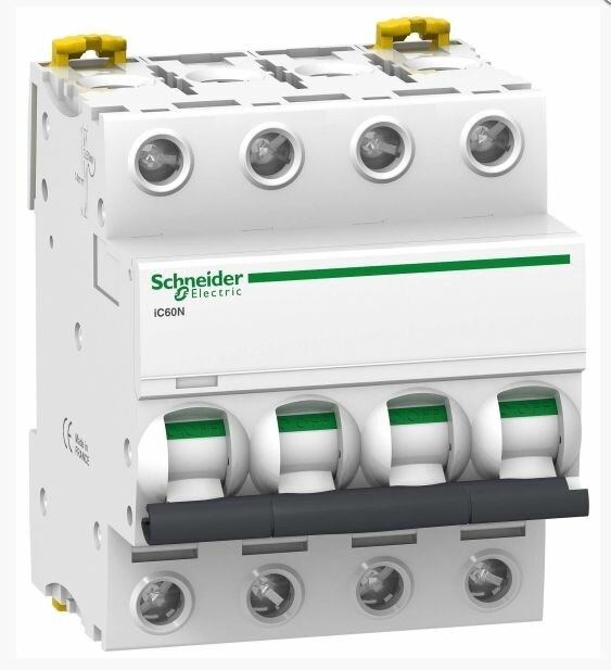 A9F74403 Автоматический выключатель франция четырехполюсный ic60n 4п 3A C , Schneider Electric
