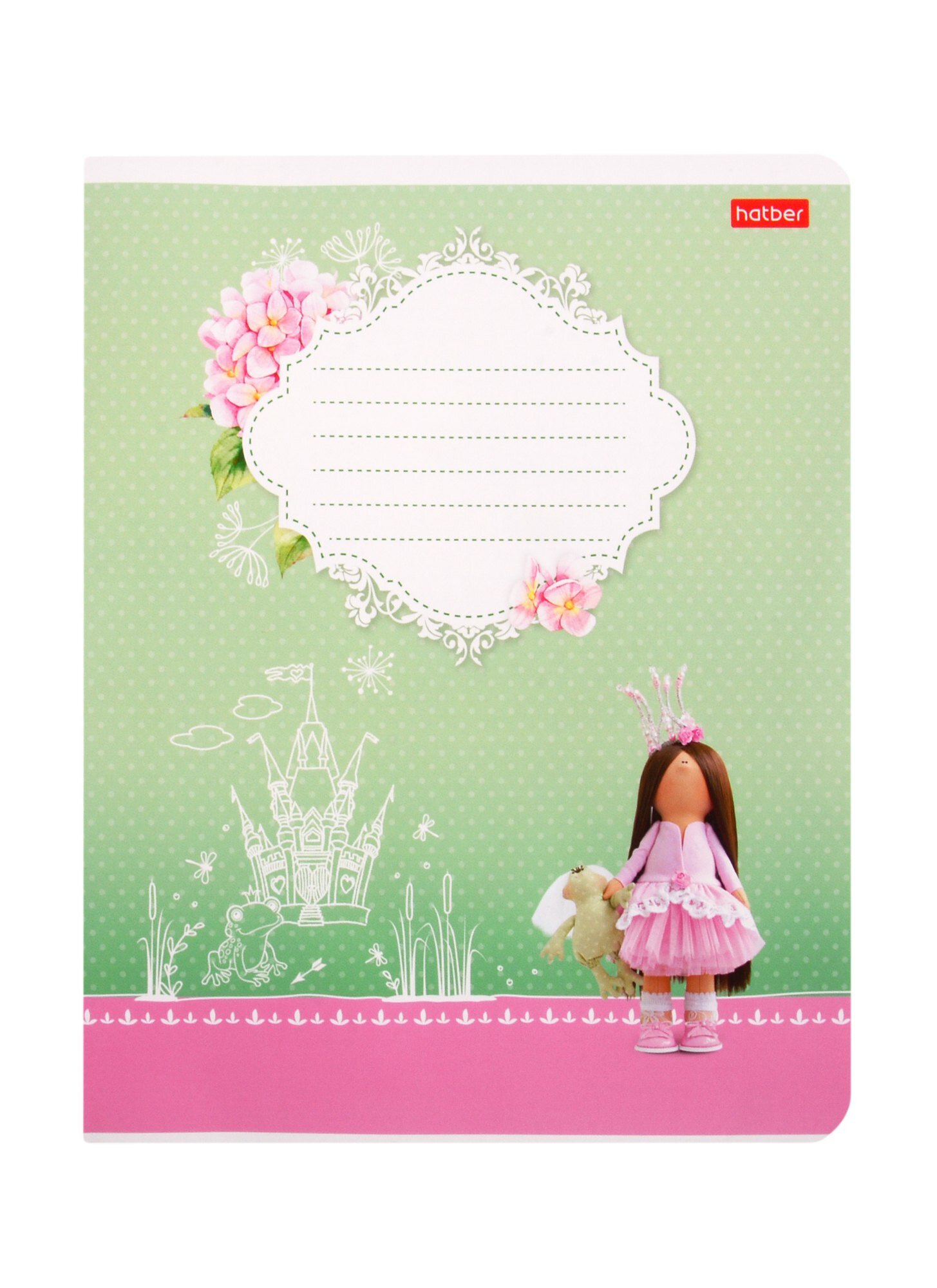 Тетрадь в клетку Hatber, "Куколки", 12 листов