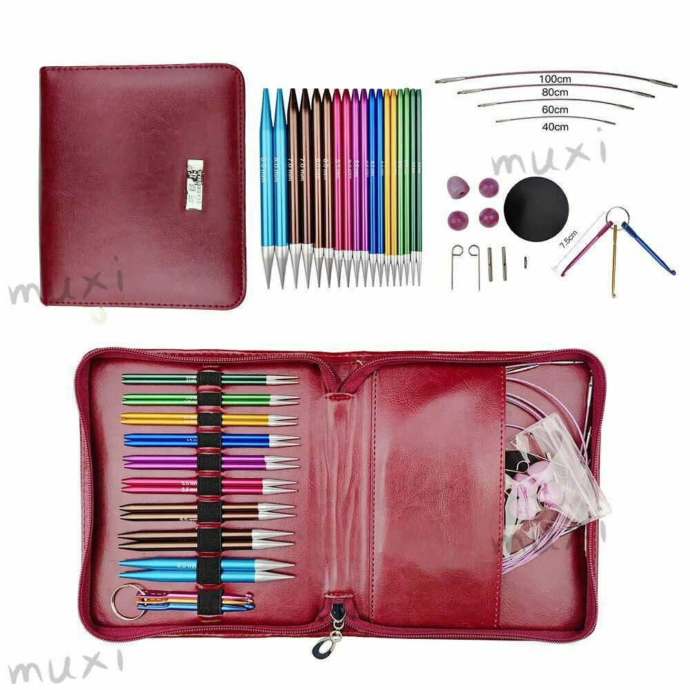 Набор спиц для вязания съемные 16 спиц Zing (11.5cm)