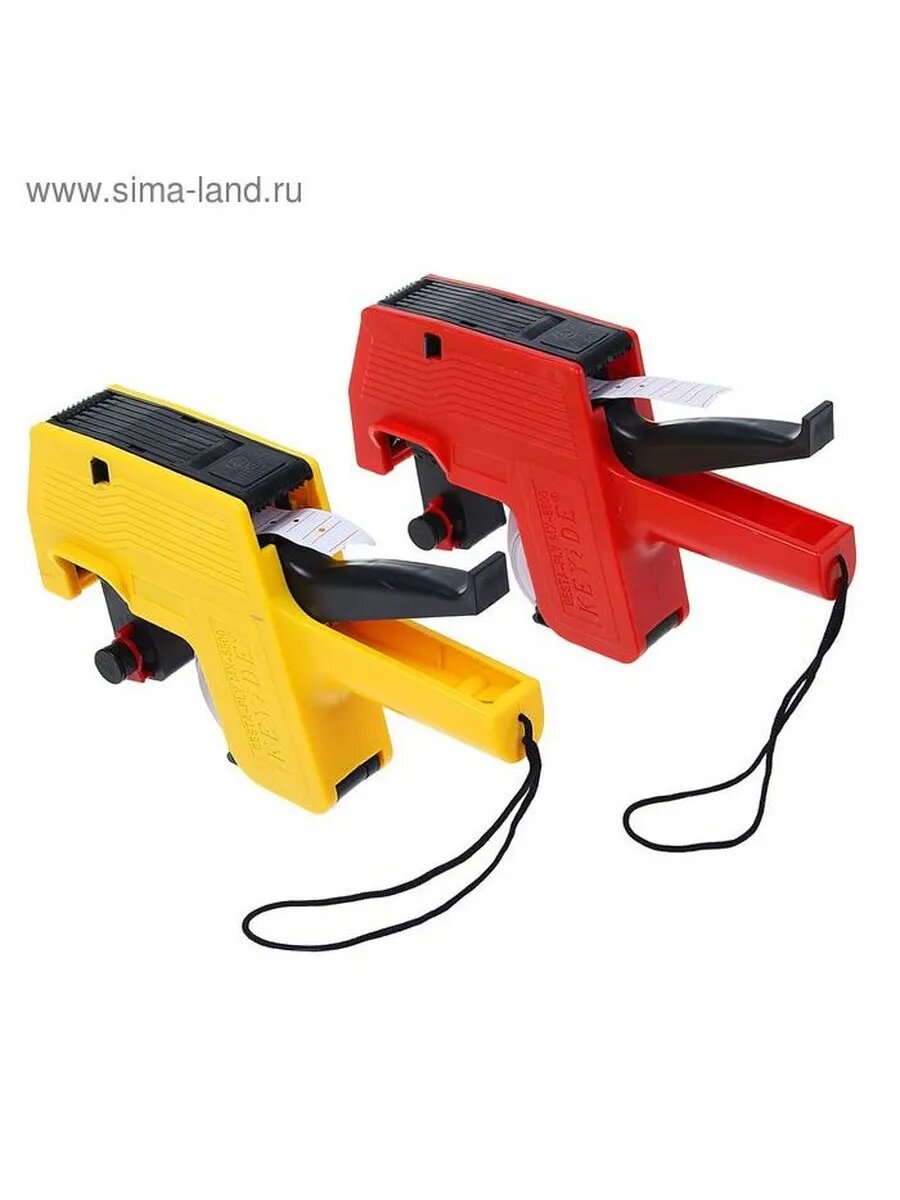 Этикет-пистолет 1-строчный (цифры, знаки), 8 символов, 21 х