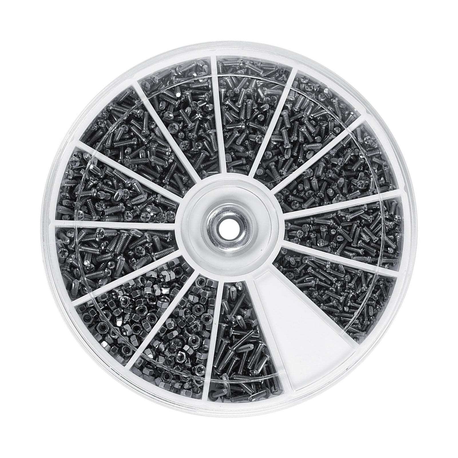 12 видов маленьких винтов и гаек, набор винтов и болтов для ремонта часов, гайки из нержавеющей стали, 600 шт. для очков.