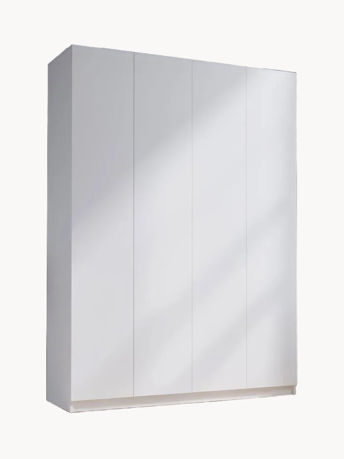 Шкаф для одежды четырехдверный с ящиками уютная логика, 180x220x50 см, белый, ЛДСП