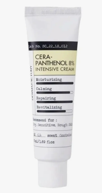 Derma Factory Крем интенсивный увлажняющий - Cera-pantenol 8% intensive cream, 50мл
