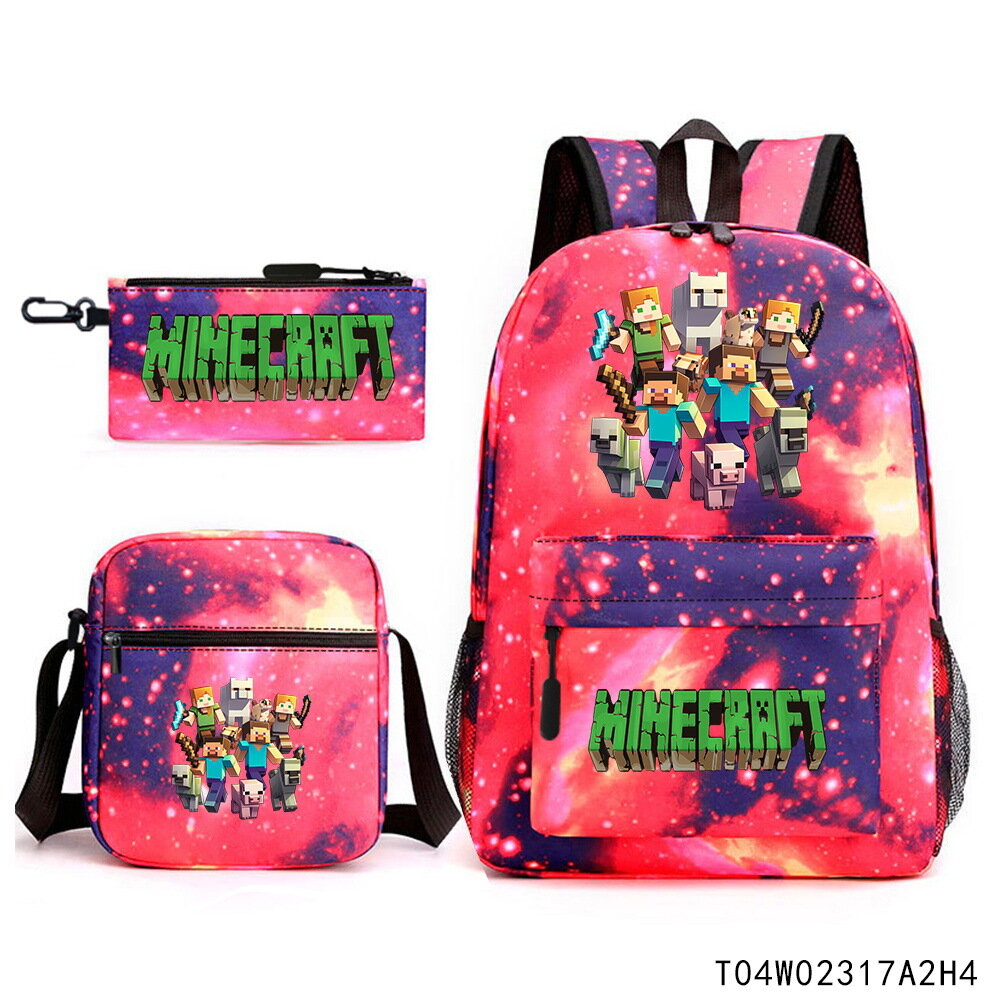 Школьная сумка MINECRAFT, игровая периферия Minecraft, повседневный рюкзак, мужская школьная сумка, Прямая доставка