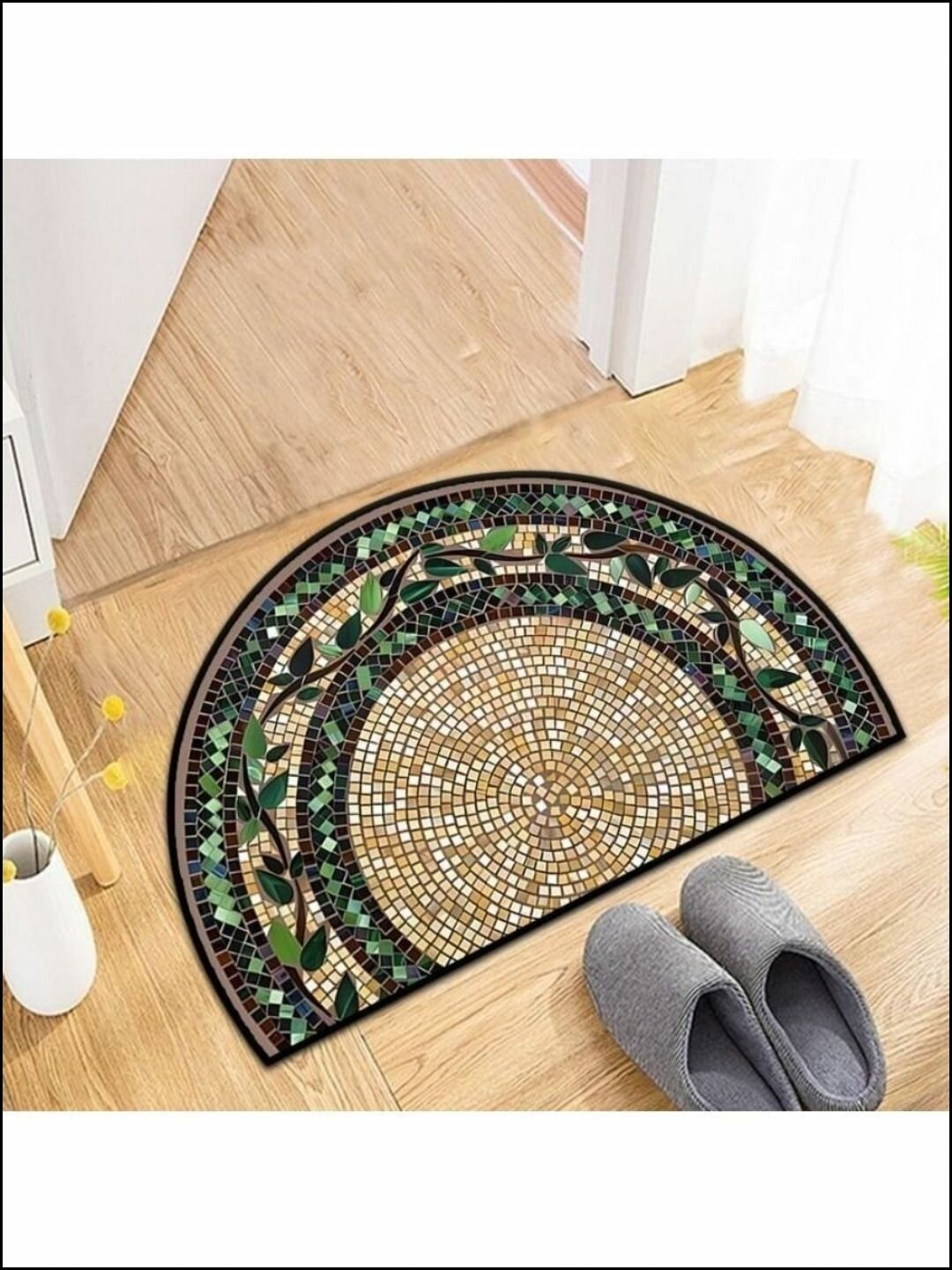 Эксклюзивный ковер 80 на 50 см полукруг