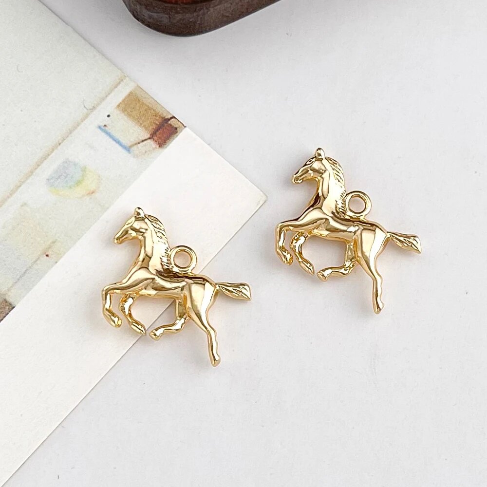 Медные подвески Cordial Design форма лошади 50 шт.
