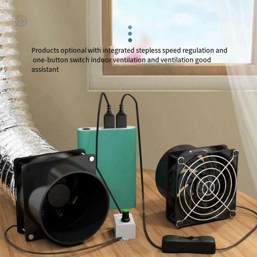Мини USB-вытяжка для кухни, настольный вентилятор с плавной регулировкой скорости, компактный очищающий вентилятор для кухни, ванной, мастерской