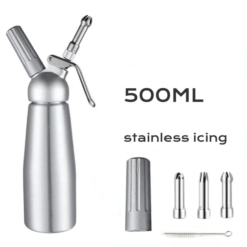 Сифон для взбитых сливок 500 мл / 1000 мл 500MLstainless icing