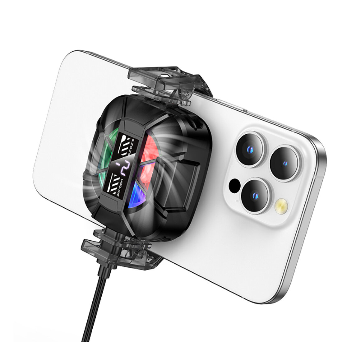 Кулер для телефона, GA5, HOCO, магнитный, размер: 67 * 59,5 * 29 мм, черный