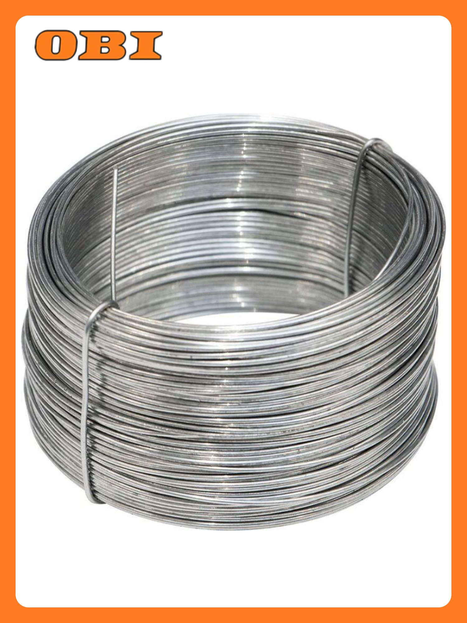 Проволока вязальная Tech-KREP стальная оцинкованная 0,8 мм 50 м моток 0,2 кг