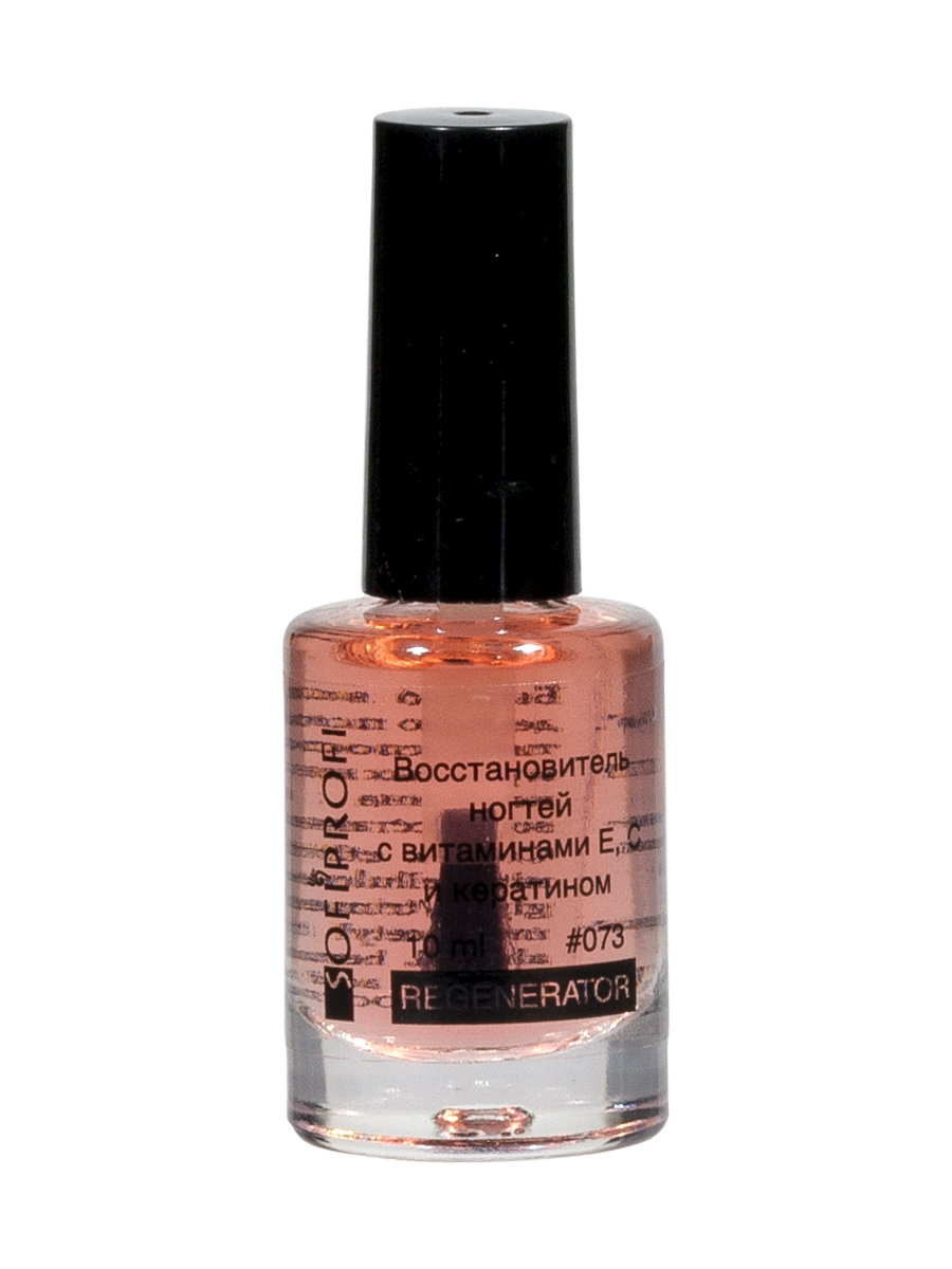 Восстановитель ногтей с витаминами E C и кератином Sofiprofi Regenerator Nail Treatment, 10 мл