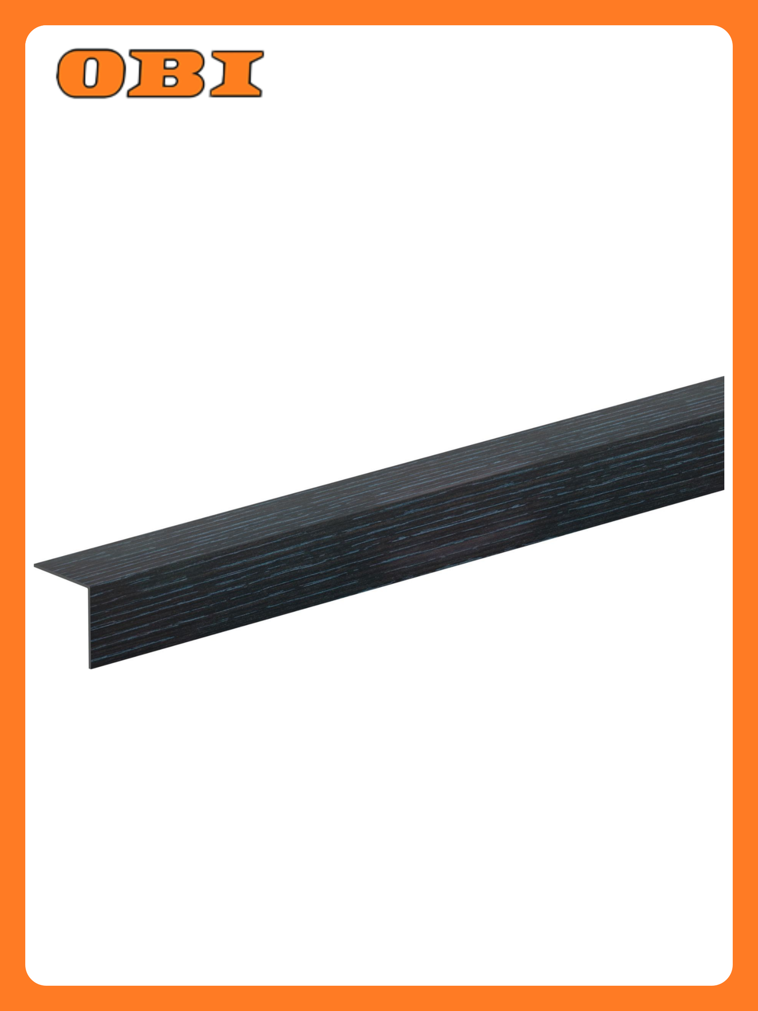 Угол ПВХ идеал 302 венге черный 15Х15Х2700ММ