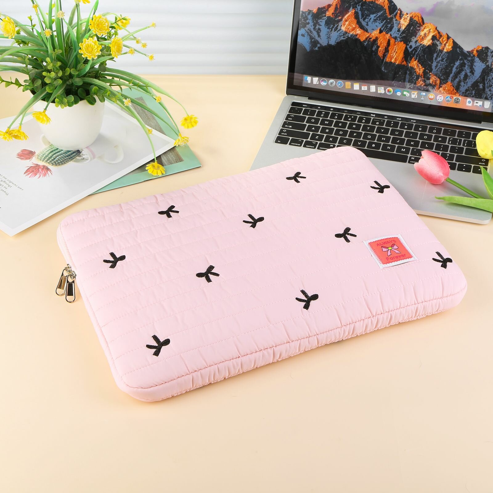Bowknot Tablet Herse Mack Sucdery Pufpey защитный корпус для компьютерного хранения сумки для хранения компьютера