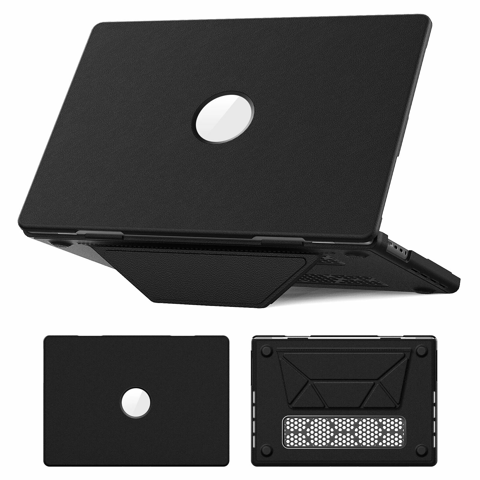 Кожаный чехол для MacBook Pro 16, Black, M4 A3403, Унисекс