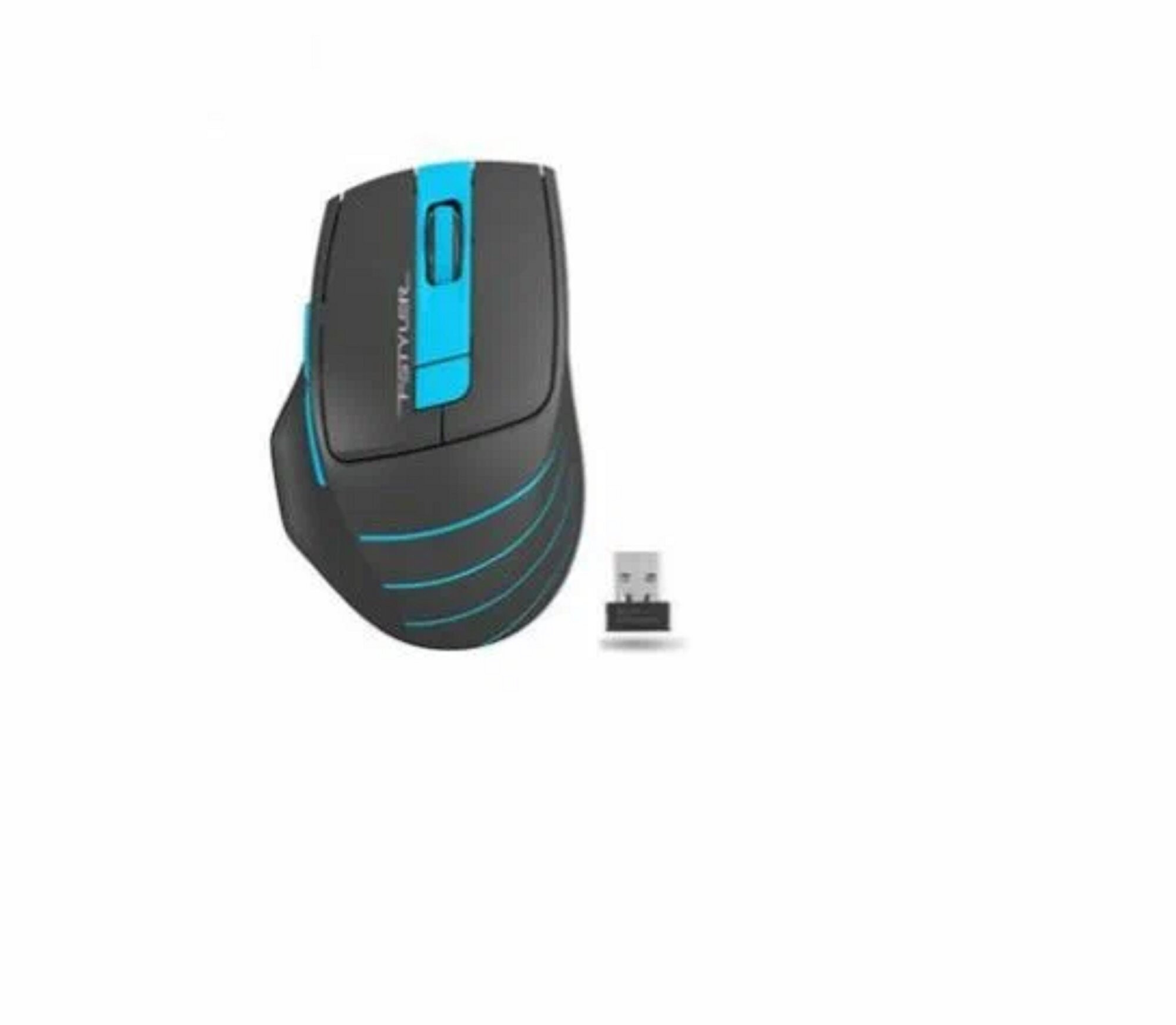 Мышь беспроводная A4TECH Fstyler FG30S, радио, оптическая, USB, 2000dpi, серый и синий