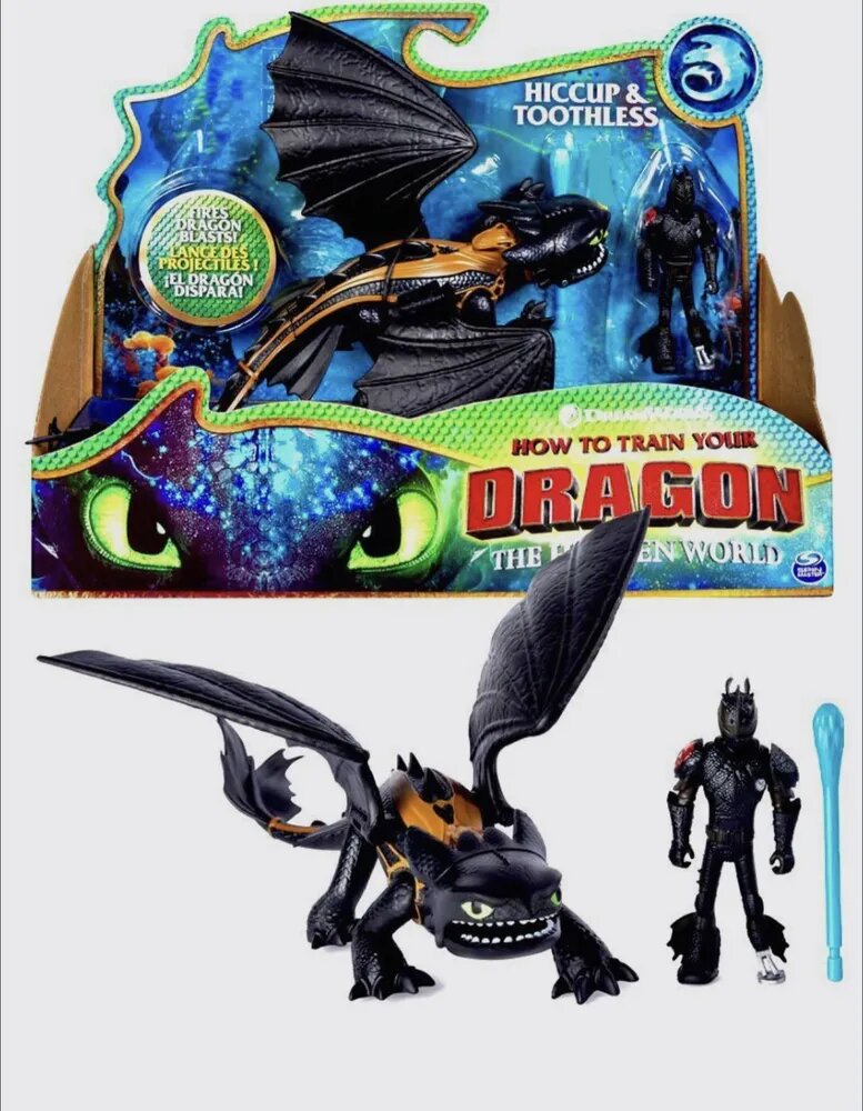 Как приручить дракона Игрушка Беззубик Ночная Дневная фурия Фигурка с аксессуарами, для мальчиков