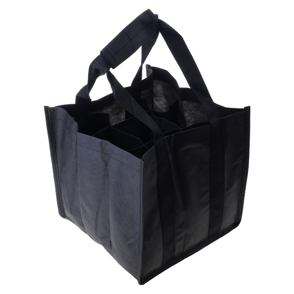 Сумка-тоут для 9 бутылок вина из нетканого материала-27x27x27 см