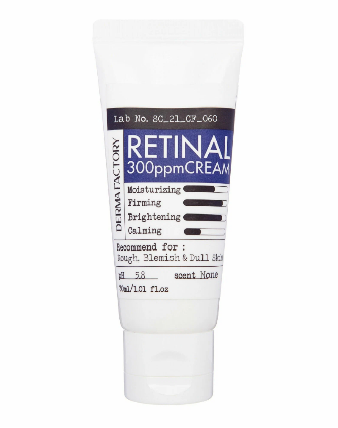 Derma Factory Крем для лица укрепляющий с ретиналом - Retinal 300ppm cream, 30мл