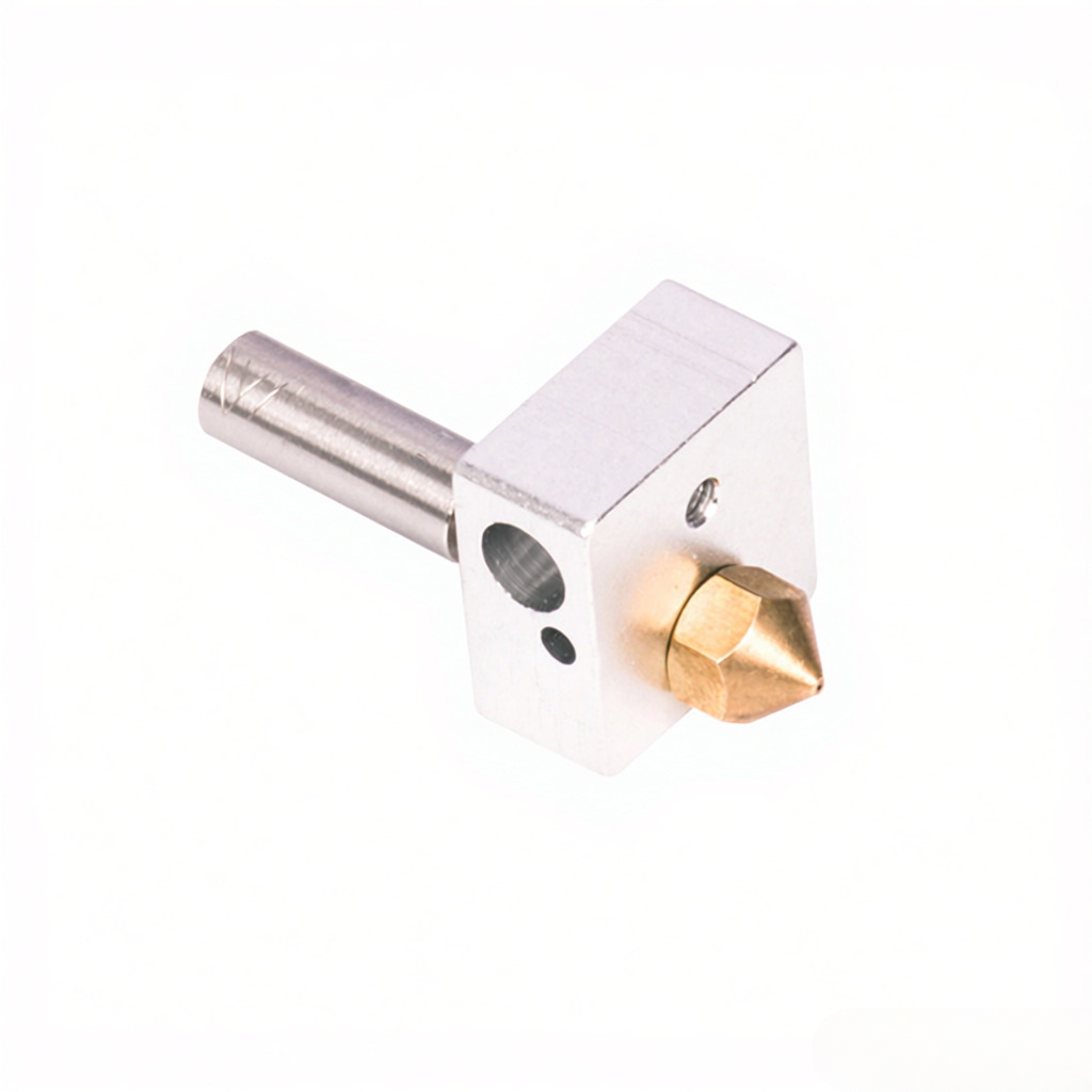 TRONXY 1pc Hotend Extruder Kit 0.4mm Brass Nozzle Heater Block M6 Throat для 1.75mm Filament для 3D Printer TRONXY X5SA X5SAPRO X5SA-400 X5SA-400PRO X5SA-500 X5SA-500PRO XY-2PRO