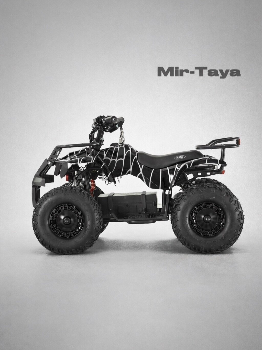 Квадроцикл TIKI LUX черный Spider, максимальная нагрузка 65 кг