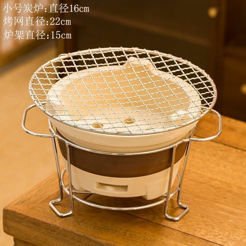 Полный набор оборудования для заваривания чая и приготовления пищи, гриль для барбекю, домашний набор для костра, угольная печь, глиняная печь, уличная угольная печь