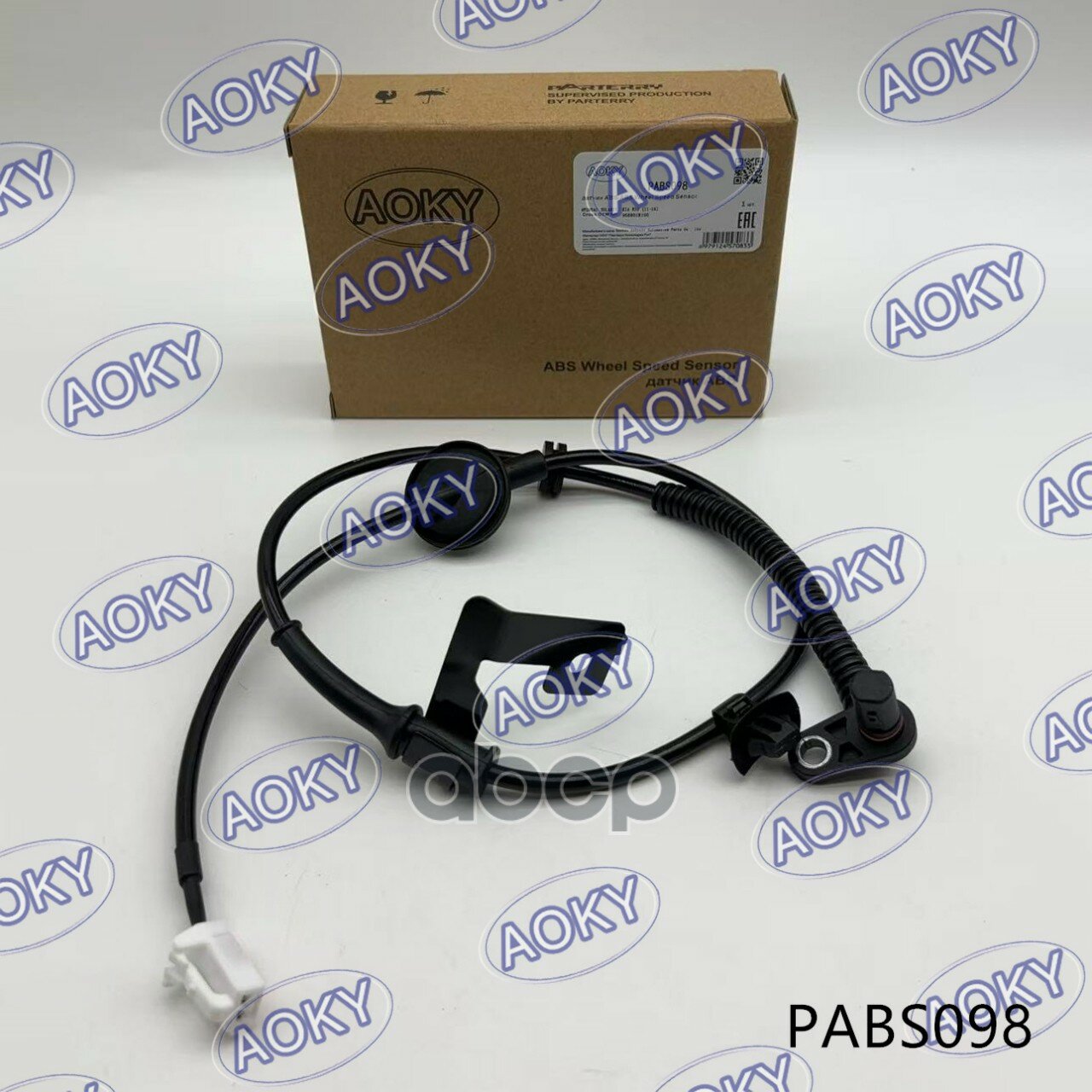 Датчик ABS задний левый HYUNDAI SOLARIS, KIA RIO (11-16) PABS098 AOKY/956801R100 956801R000 956804L100 956801R100 956801R000 .