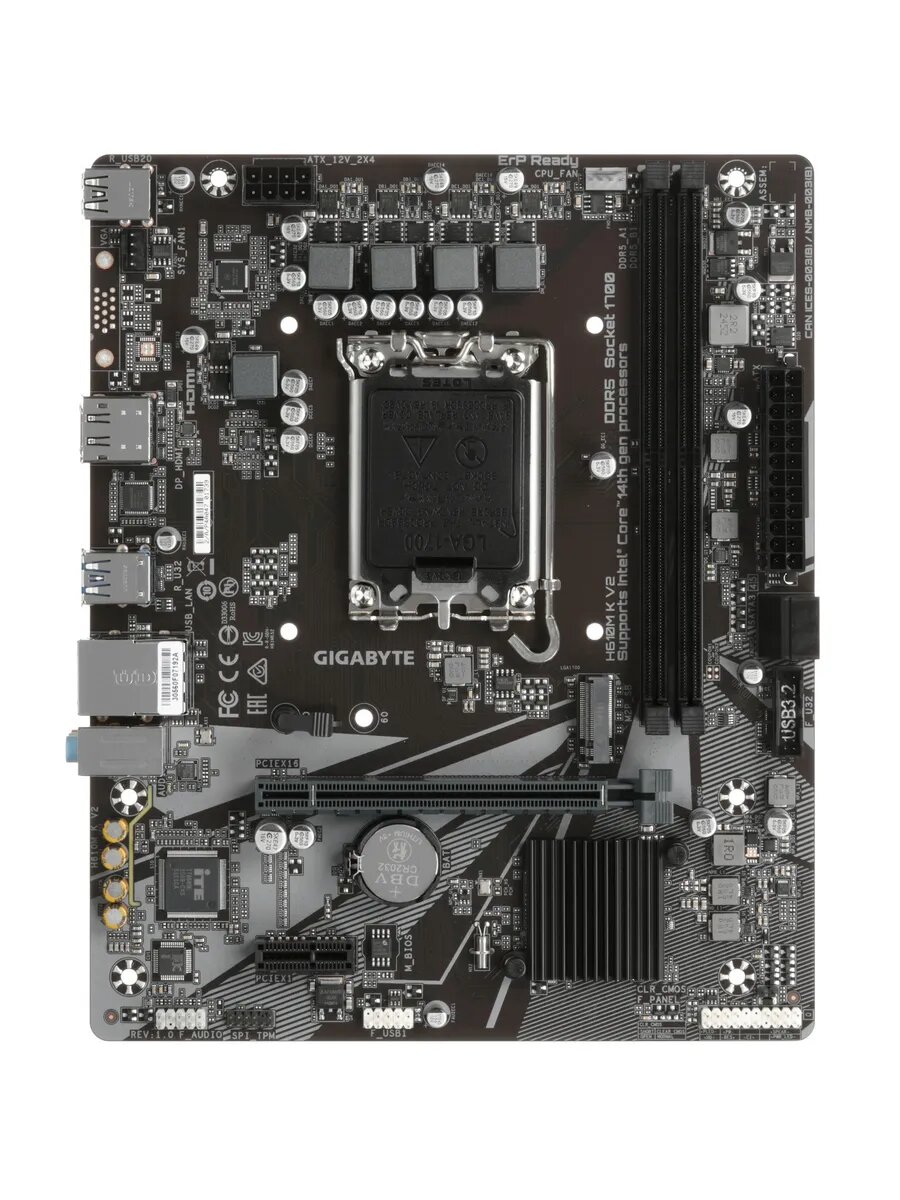 Материнская плата H610M K V2 , 2xDDR5 mATX