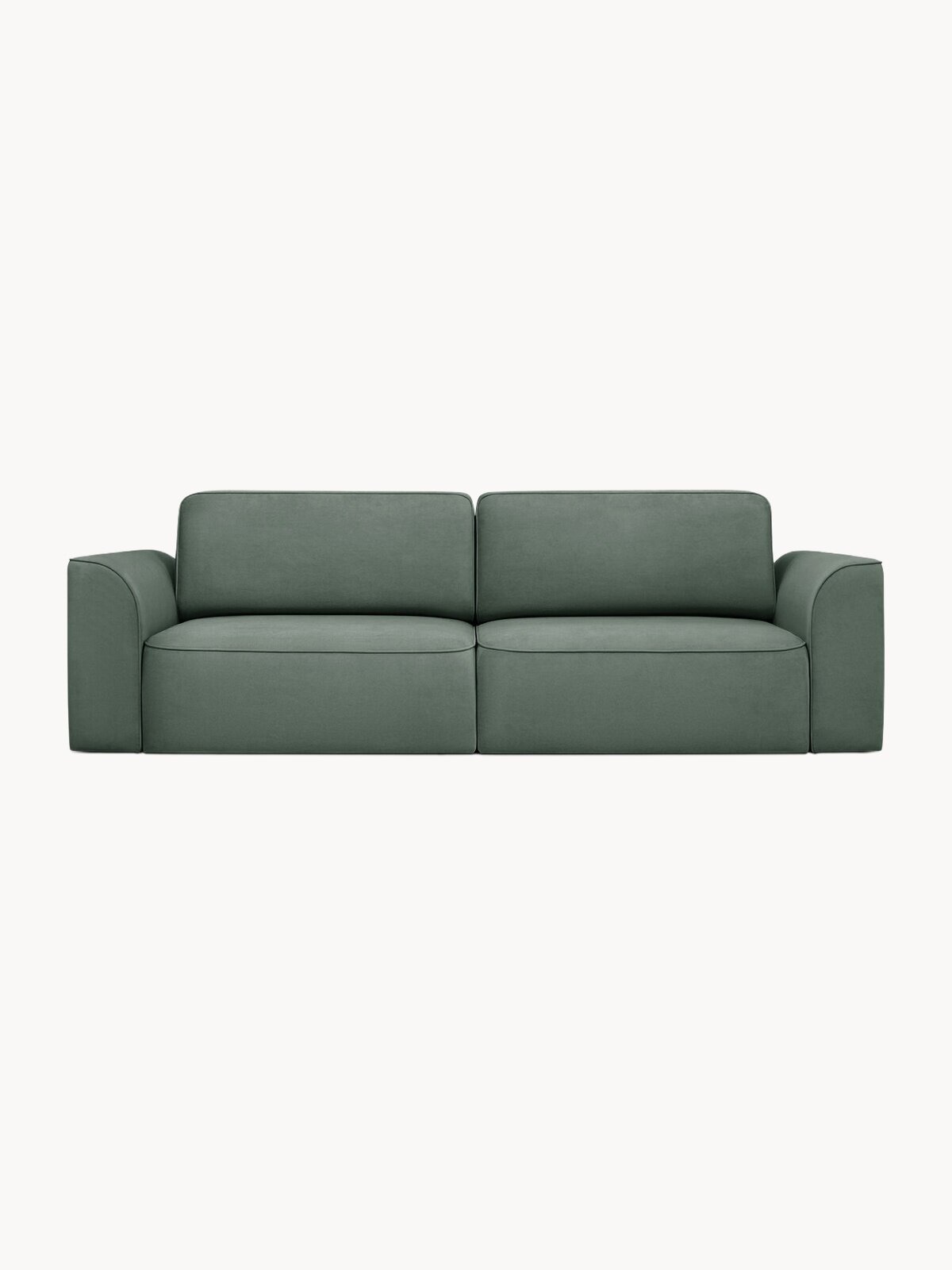 Диван-кровать раскладной Divan.ru Спейс Velvet Olive, 252х115х83 см, спальное место 200х155 см, велюр, оливковый