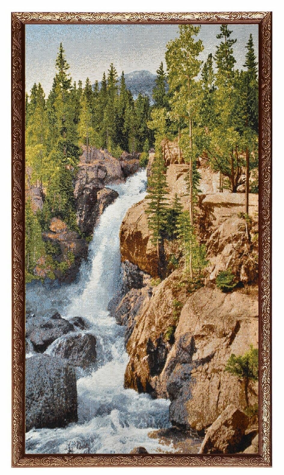 Гобеленовая картина "Горный водопад" 35х55