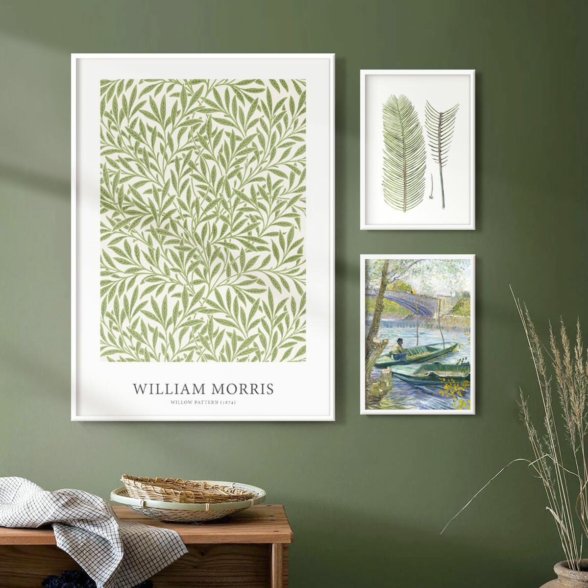 Набор постеров 3 шт "Репродукция Ива Моррис" плакат для интерьера, картина на стену