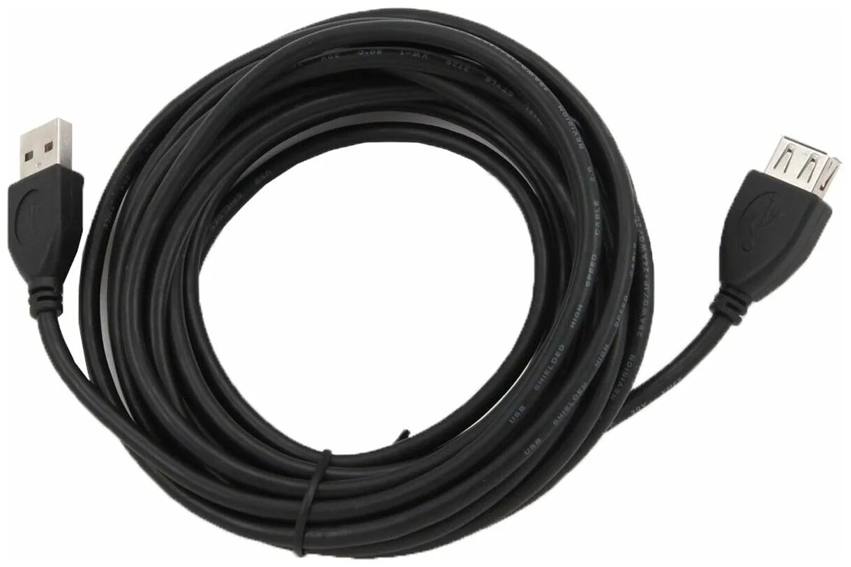Удлинитель USB 2,0 4,5м Cablexpert CCF-USB2-AMAF-15