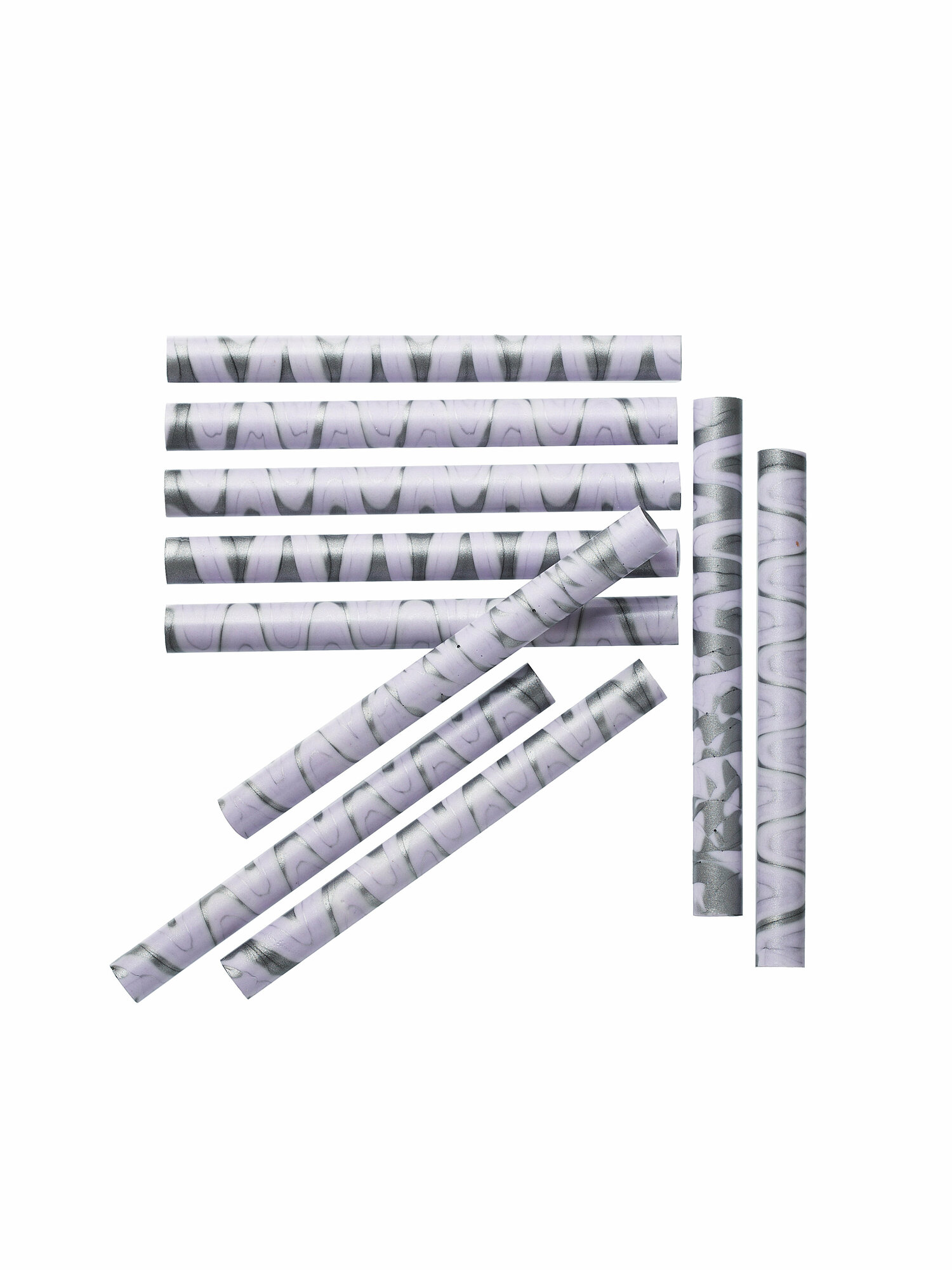Сургучный стержень (палочка), цвет лунный микс (сиреневый/серый), 10 штуки