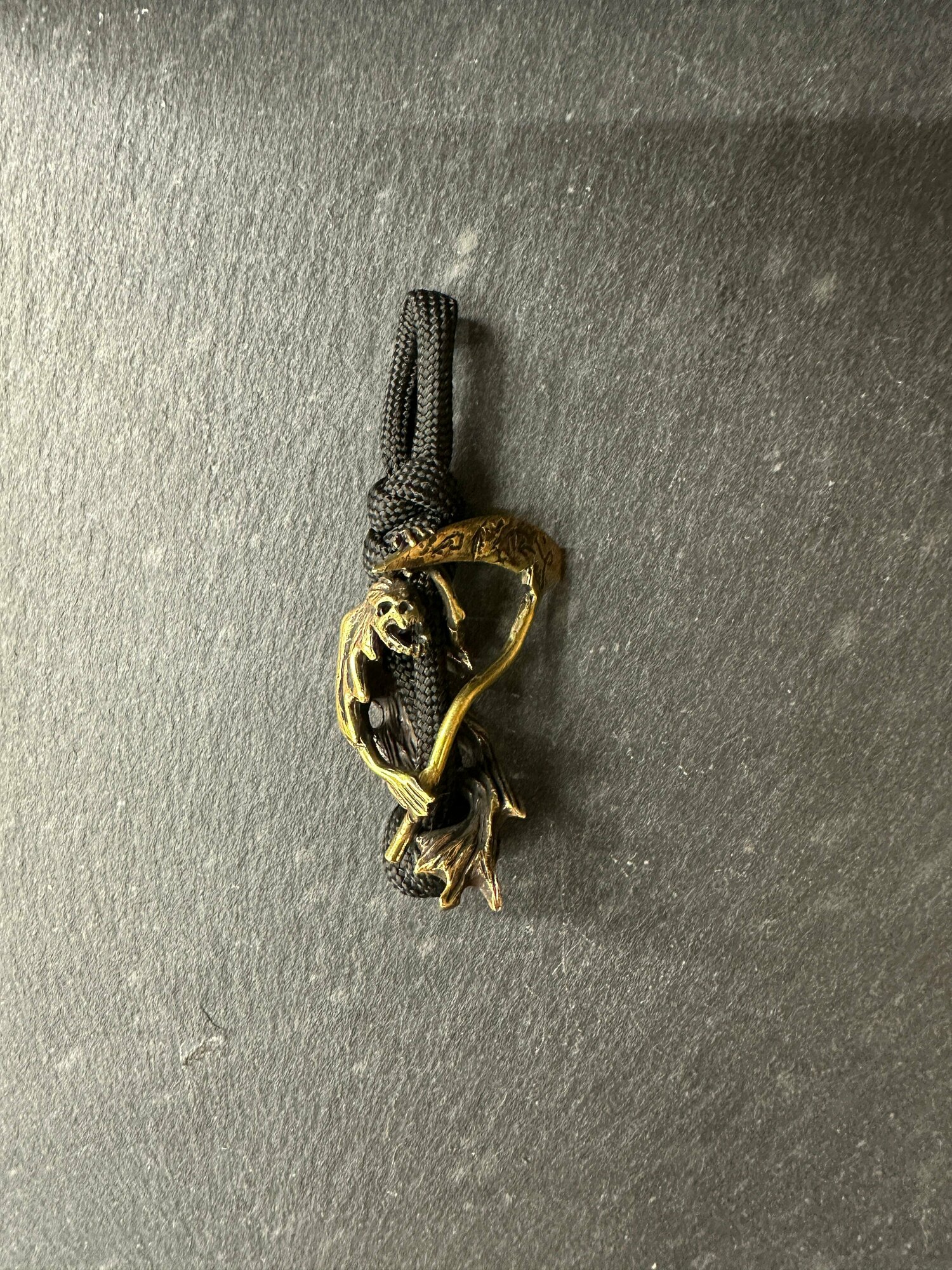 Темляк с латунной бусиной Жнец II